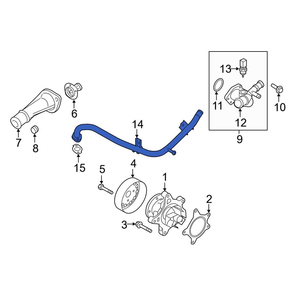 Kia OE 254572B000 - Engine Coolant Pipe
