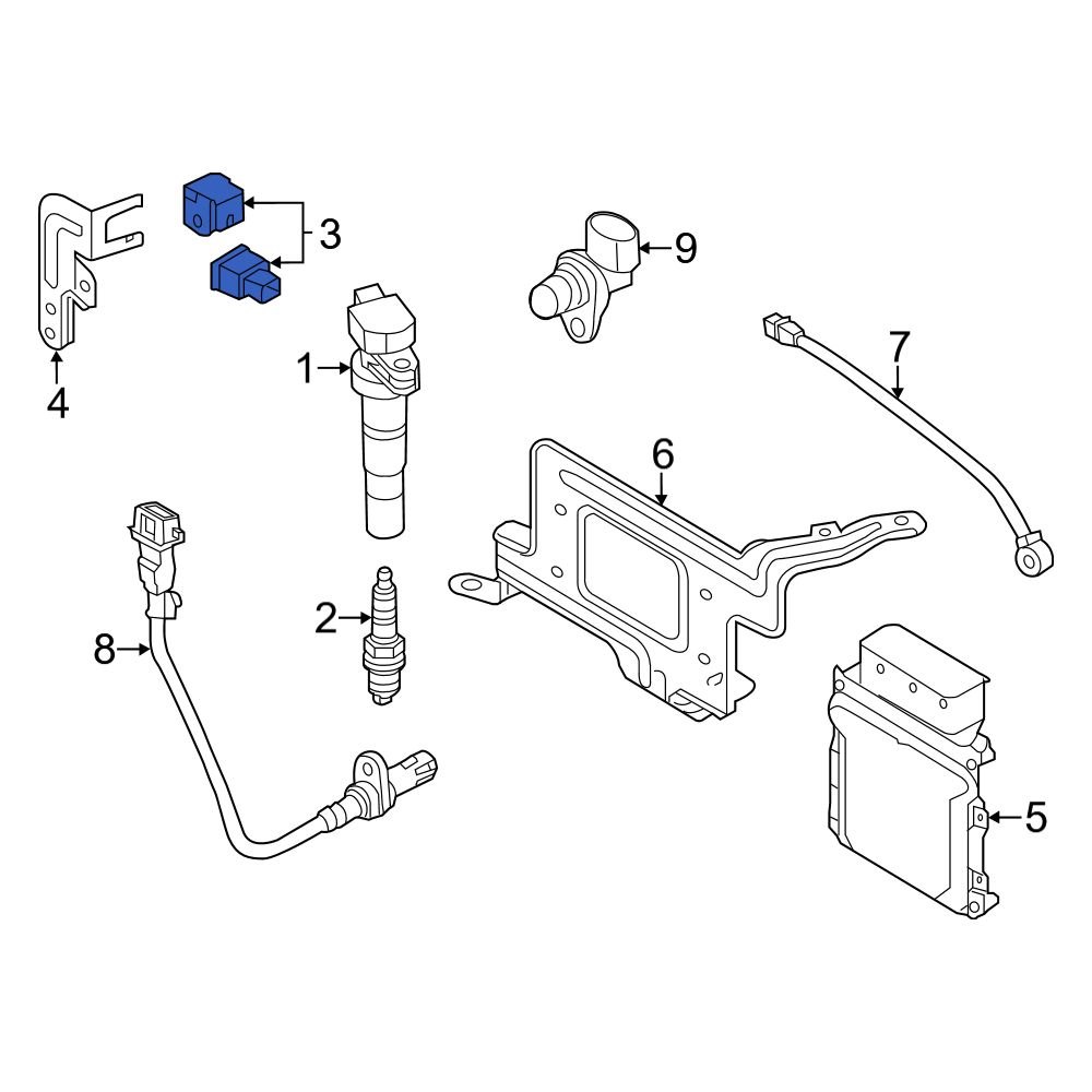 Kia OE 273252B200 - Ignition Condenser