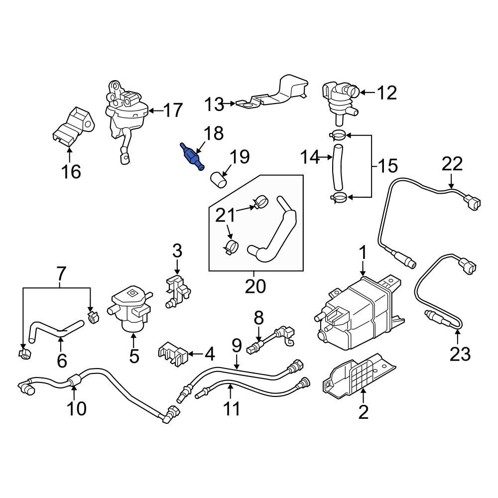 Kia OE 2674032804 - PCV Valve