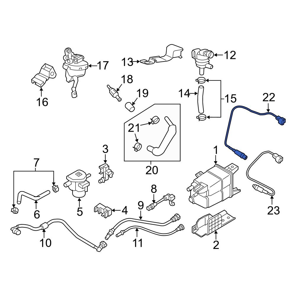 Kia OE 392102B500 - Front Oxygen Sensor
