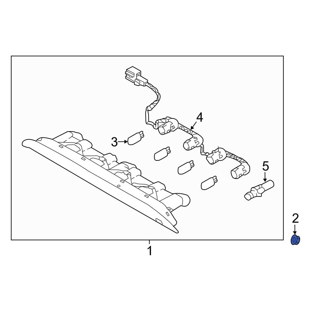 Kia OE 863553E000 - Door Molding Nut