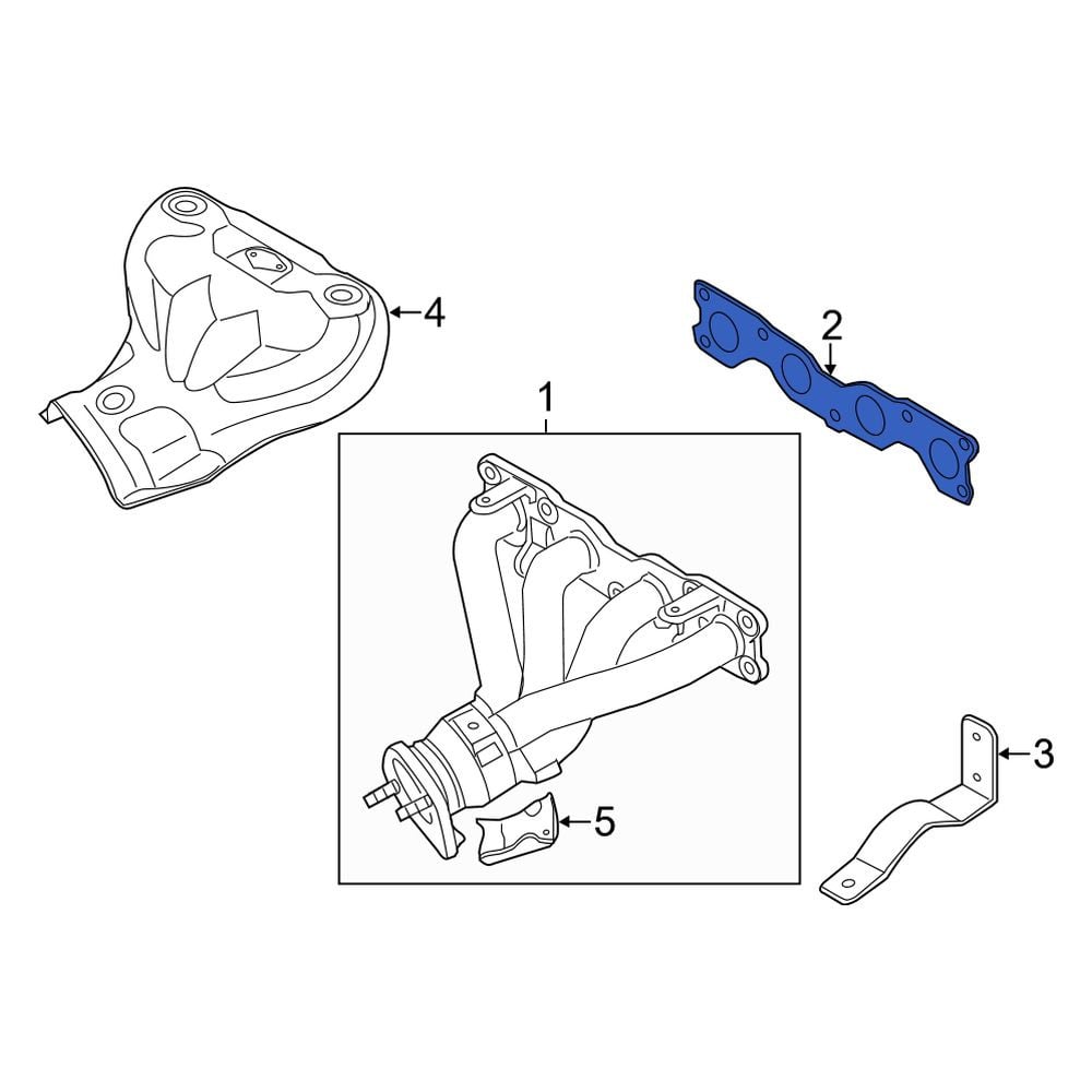 Kia OE 2852125020 - Exhaust Manifold Gasket