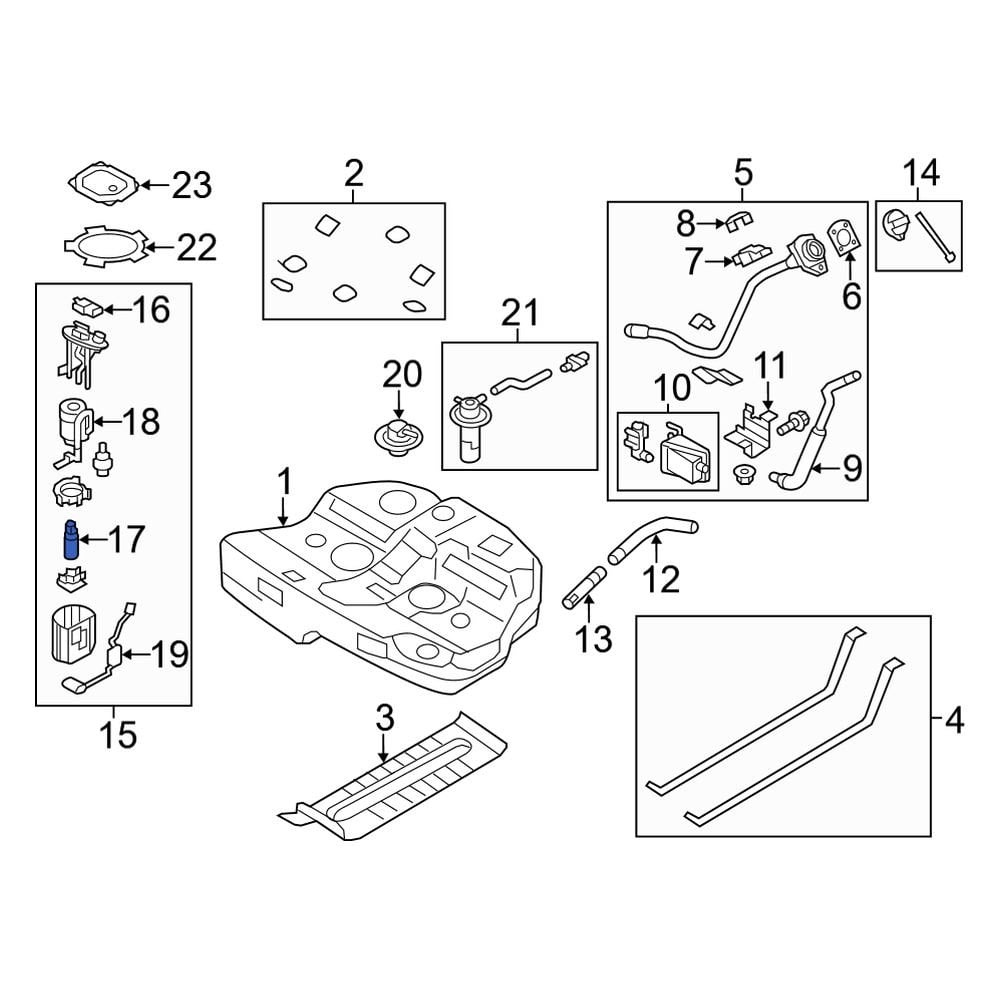 Kia OE 311103Q700 - Electric Fuel Pump