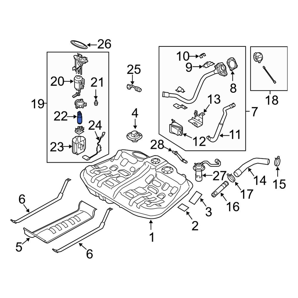 Kia OE 311113L800 - Electric Fuel Pump