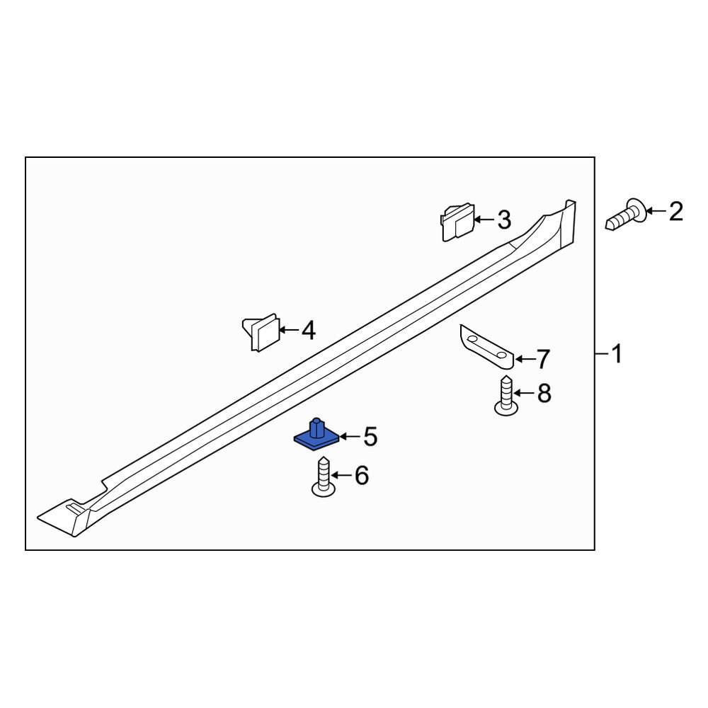 Kia OE 8775927000 - Rocker Panel Molding Grommet