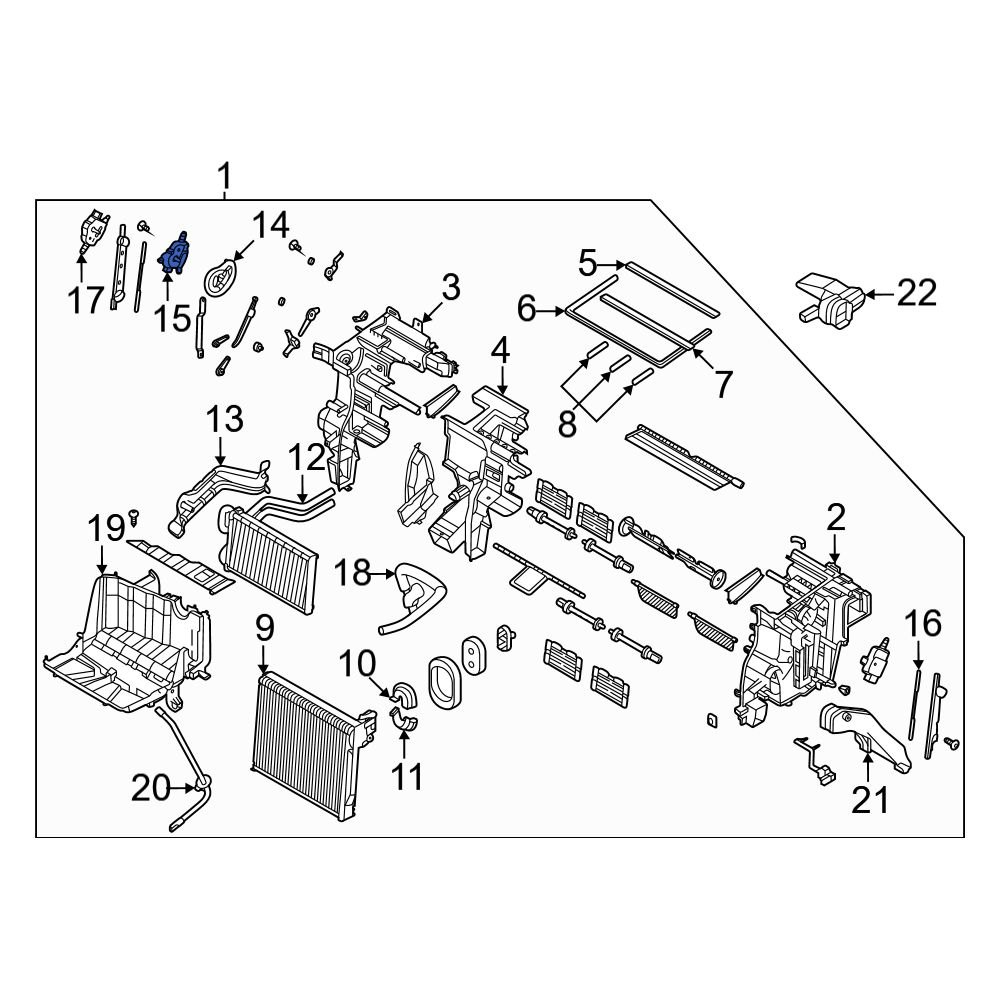 Kia OE 97154L1000 - HVAC Blend Door Actuator