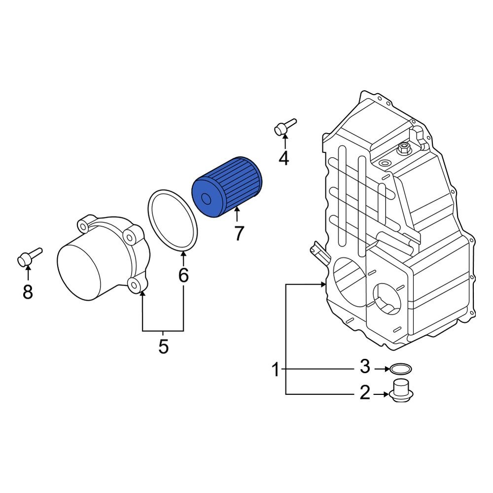 Kia OE 481972H000 - Transmission Filter Housing