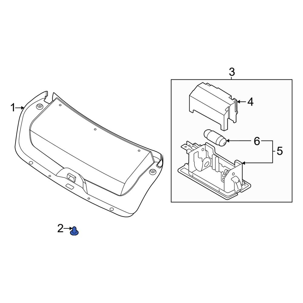 Kia OE 1420608250B - Fender Liner Retainer