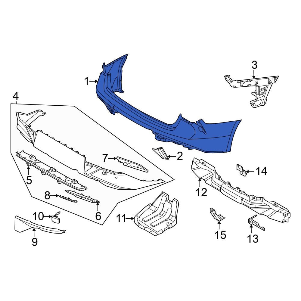 Kia OE 86510L2BA0 - Front Bumper Cover