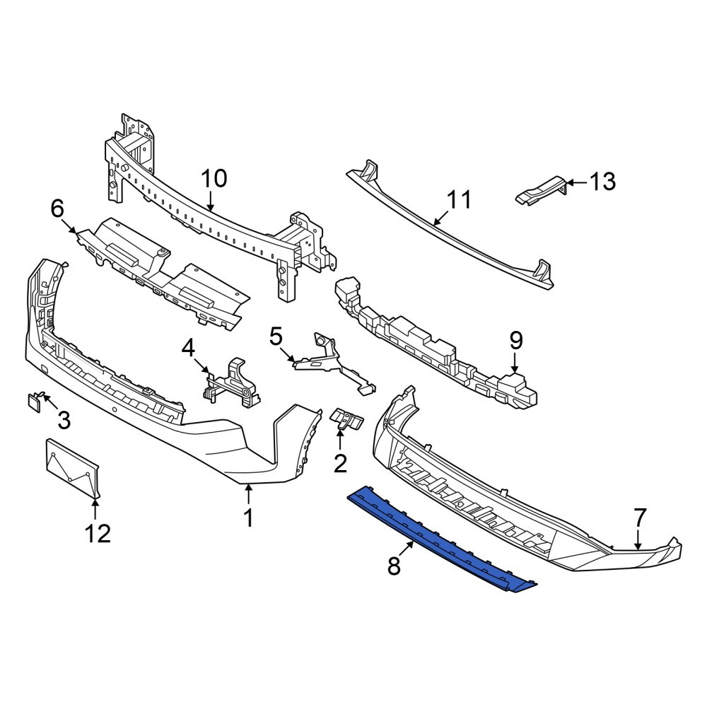 Kia OE 86577GG000AAL - Front Valance Panel