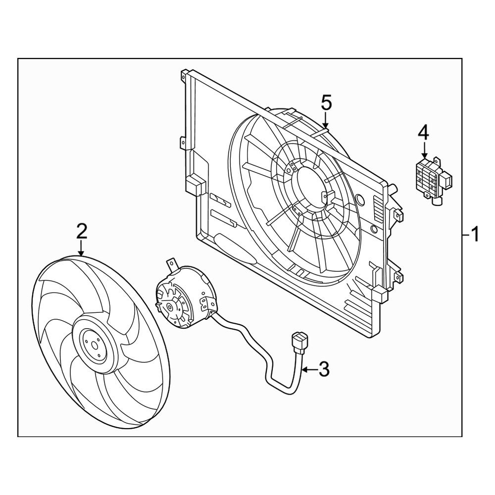 Kia OE 25380J3140 - Engine Cooling Fan Assembly