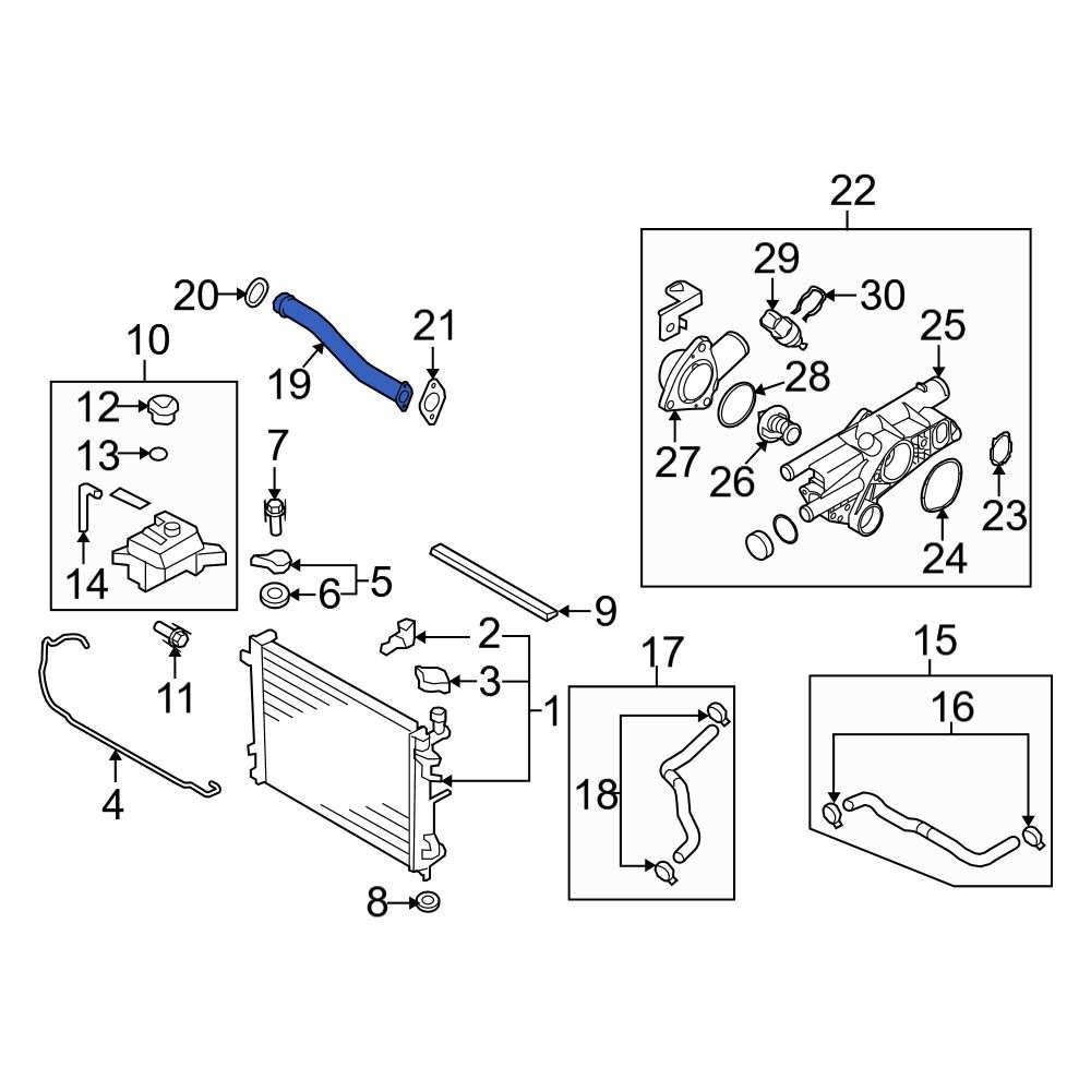 Kia OE 2546025002 - Engine Coolant Pipe