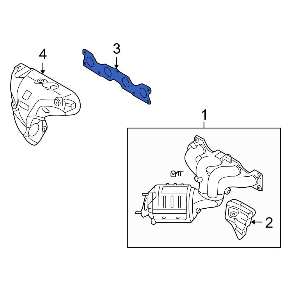 Kia OE 2852125020 - Exhaust Manifold Gasket