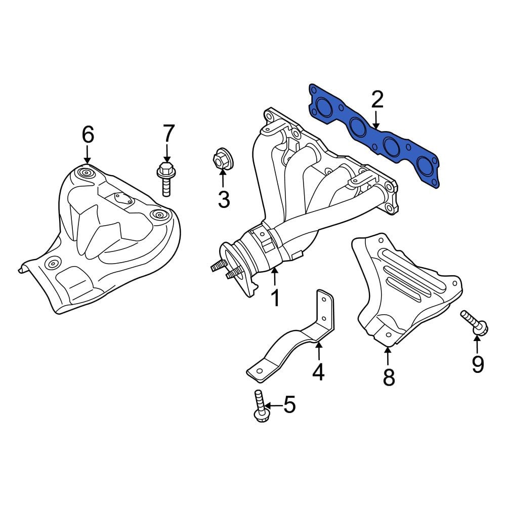 Kia OE 2852125020 - Exhaust Manifold Gasket