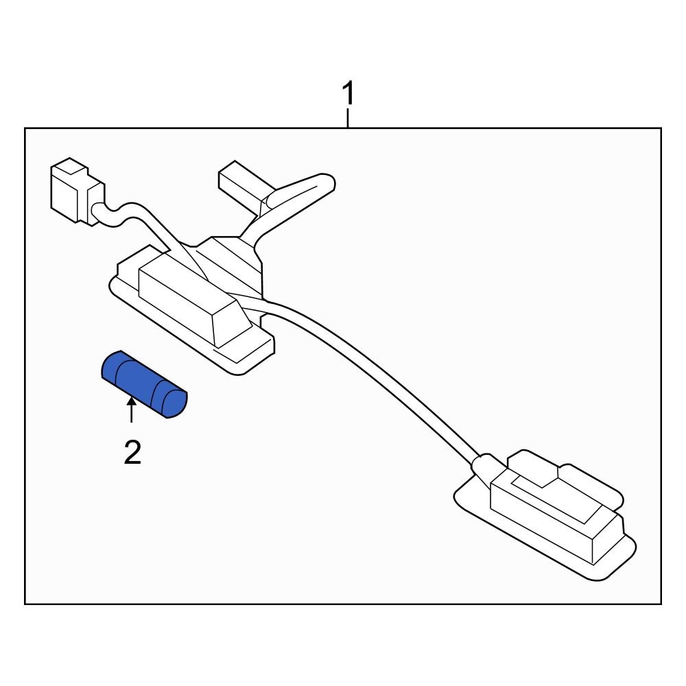 Kia OE 1864505009N - License Plate Light Bulb