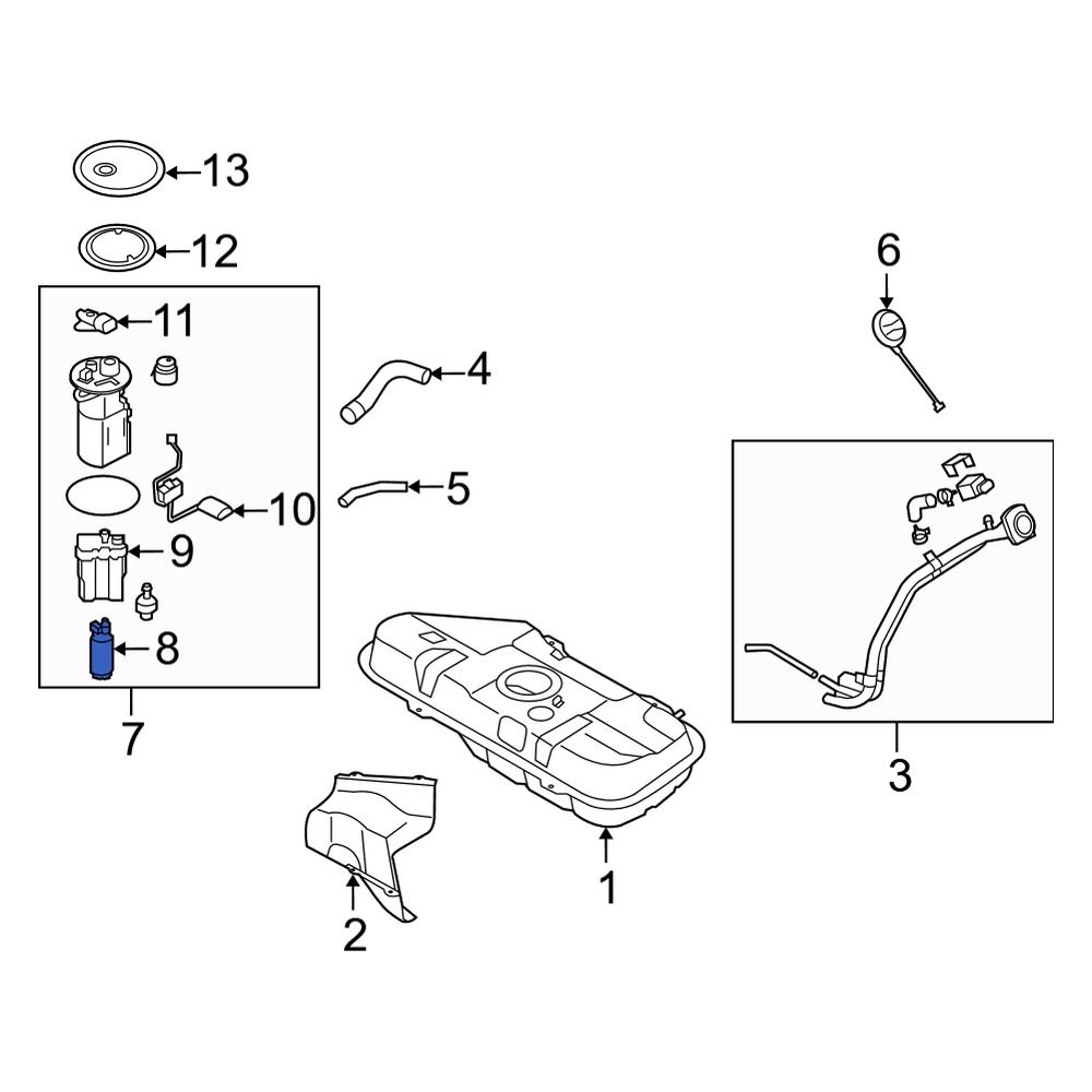 Kia OE 311111R500 - Electric Fuel Pump