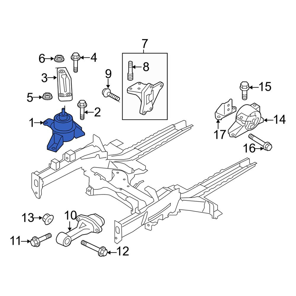 Kia OE 21810B2000 - Front Engine Mount