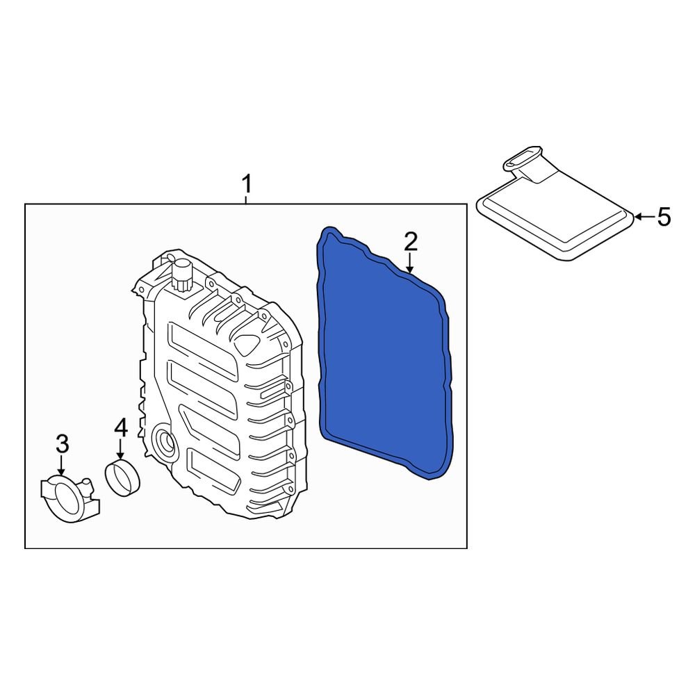 Kia OE 4528226100 - Automatic Transmission Cover Gasket