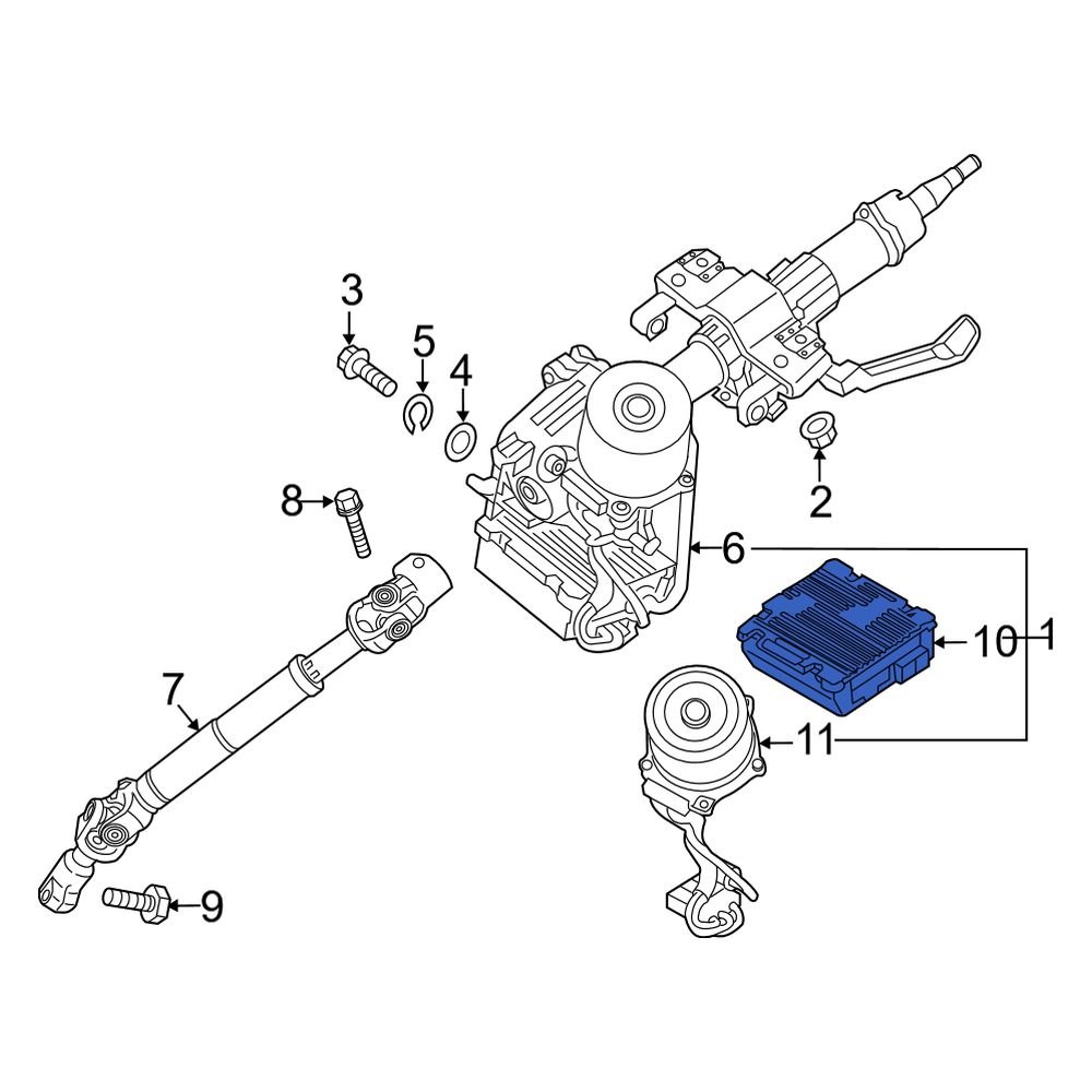 Kia OE 56340B2000 - Steering Column Control Module