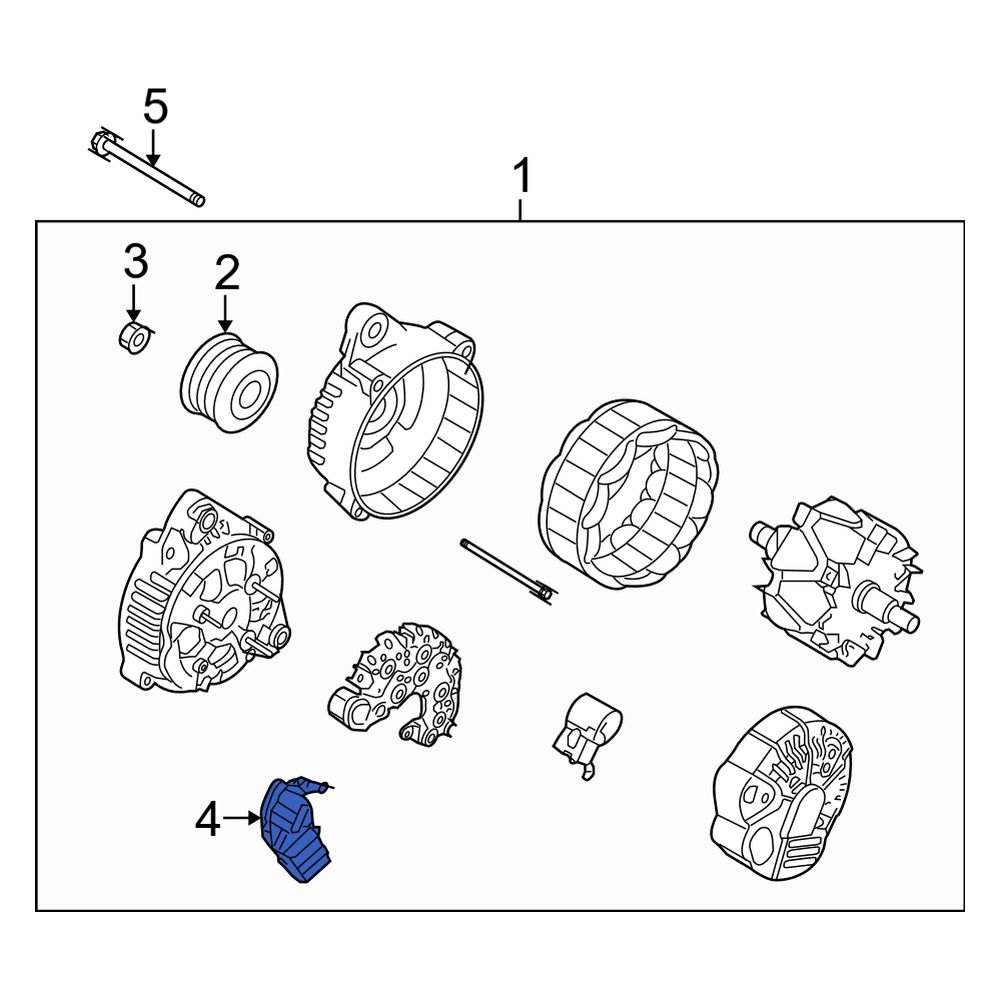 Kia OE 3737025110 - Voltage Regulator