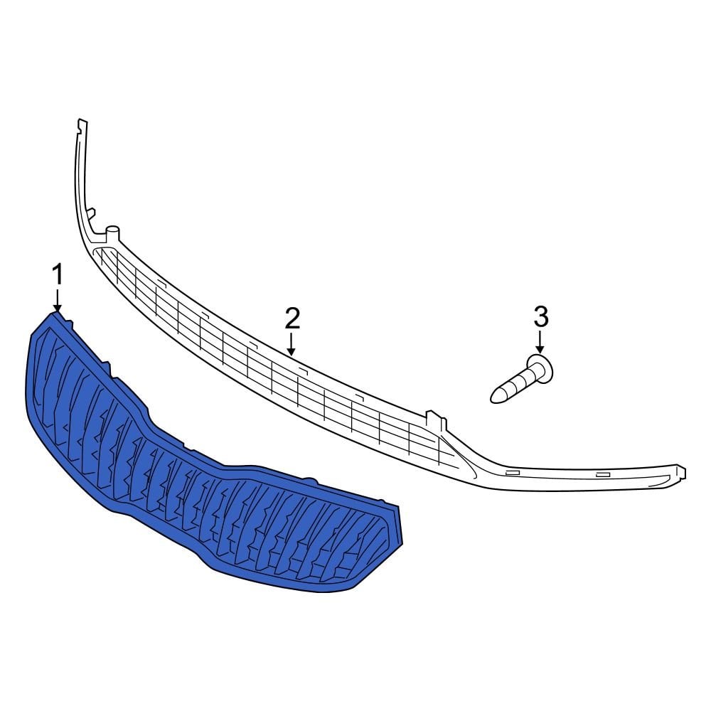 Kia OE 86350A7500 - Front Upper Grille