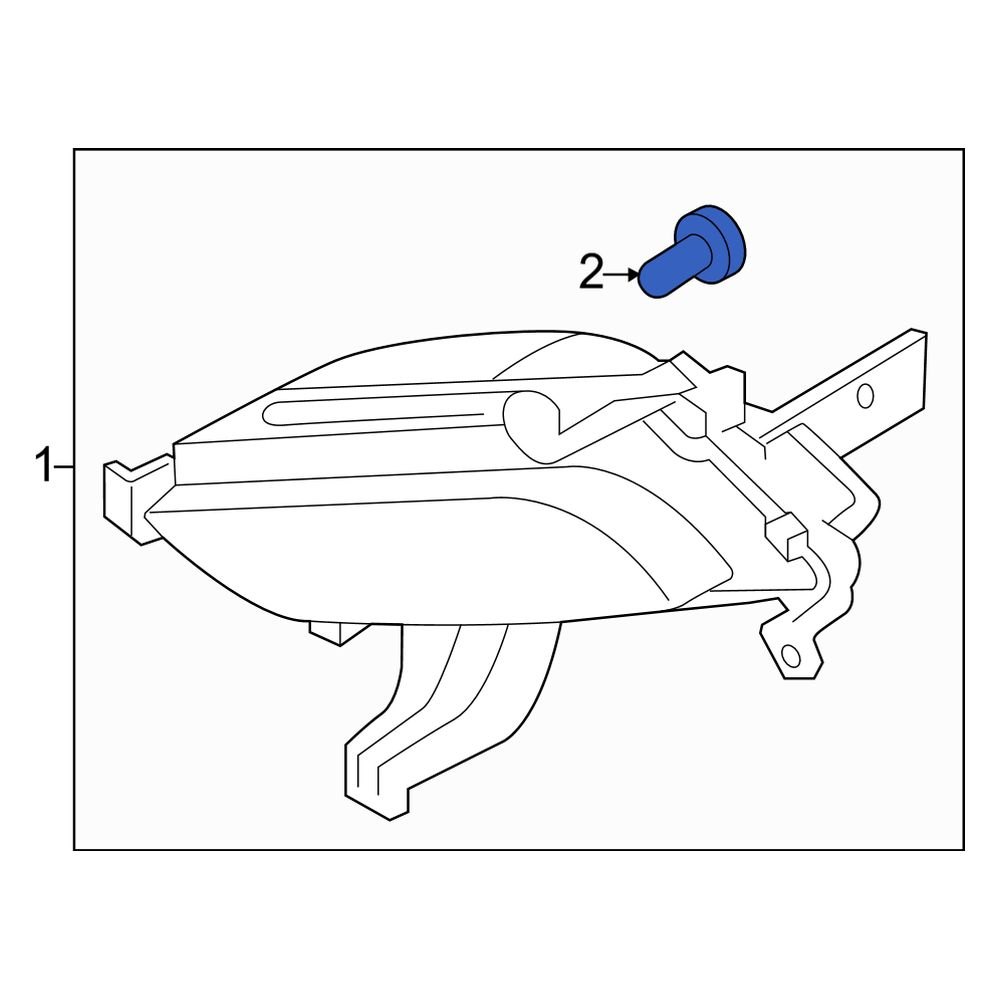 Kia OE 1864935009L - Front Fog Light Bulb