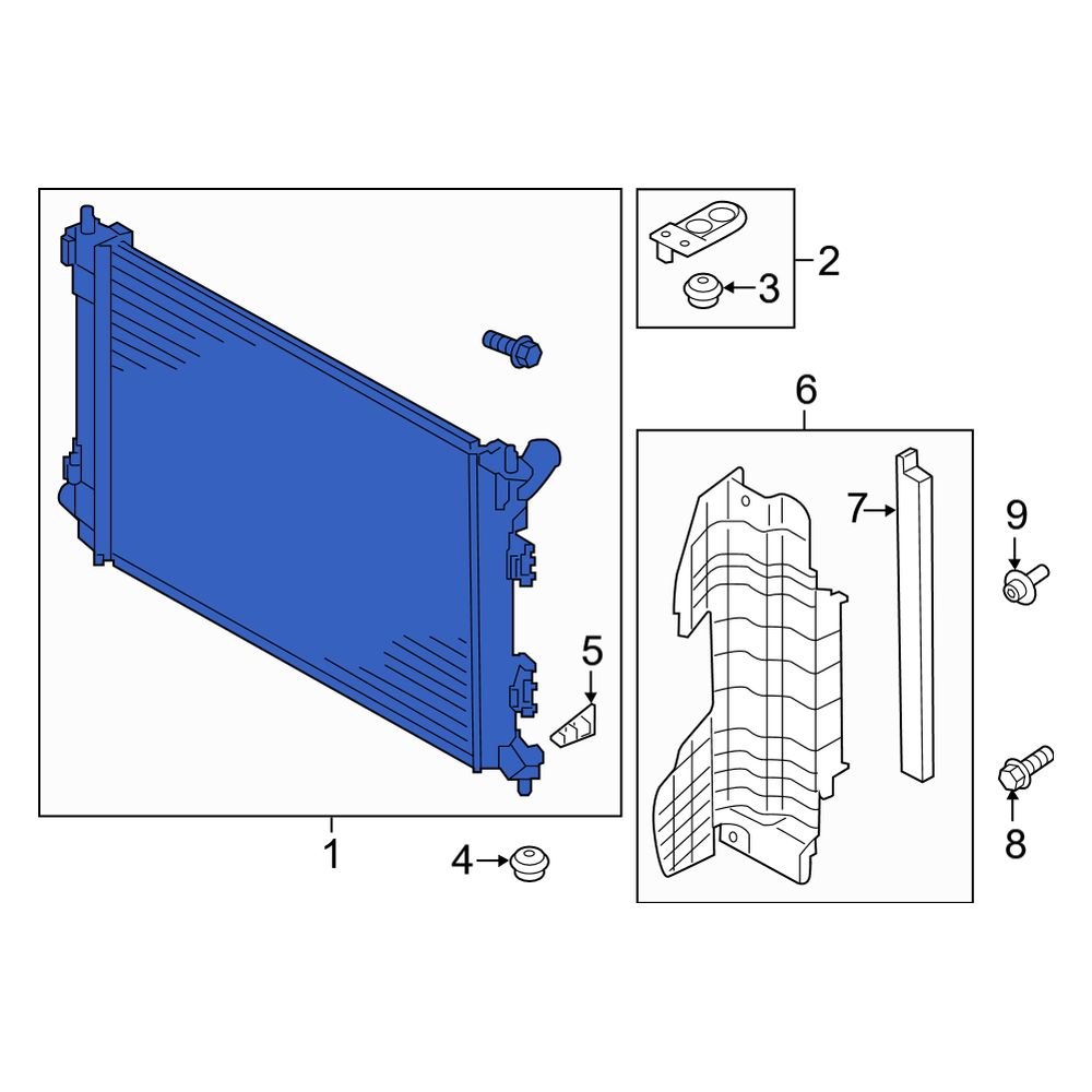 Kia OE 253103X650 - Radiator