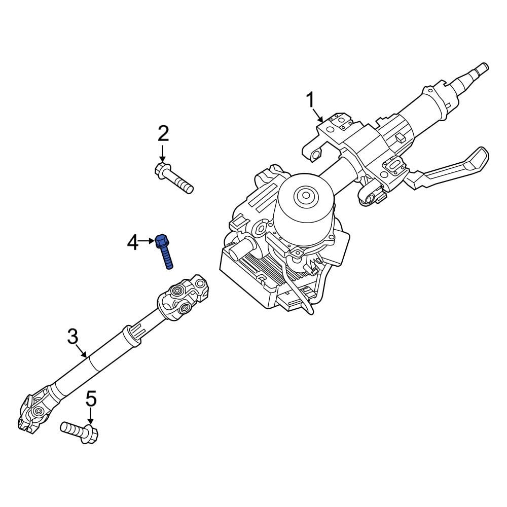 Kia OE 564153Q000 - Upper Steering Shaft Bolt