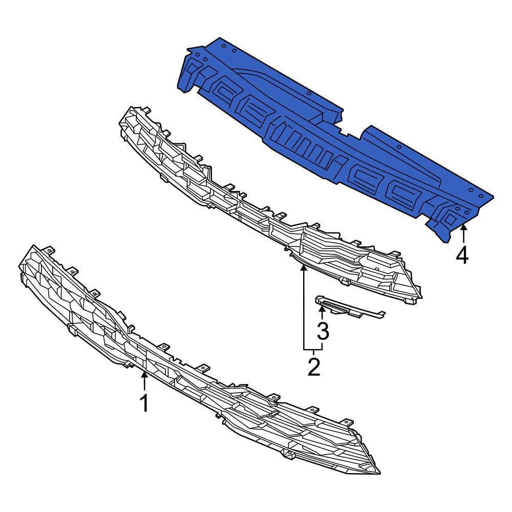 Kia OE 86370M7500 - Front Radiator Support Access Cover
