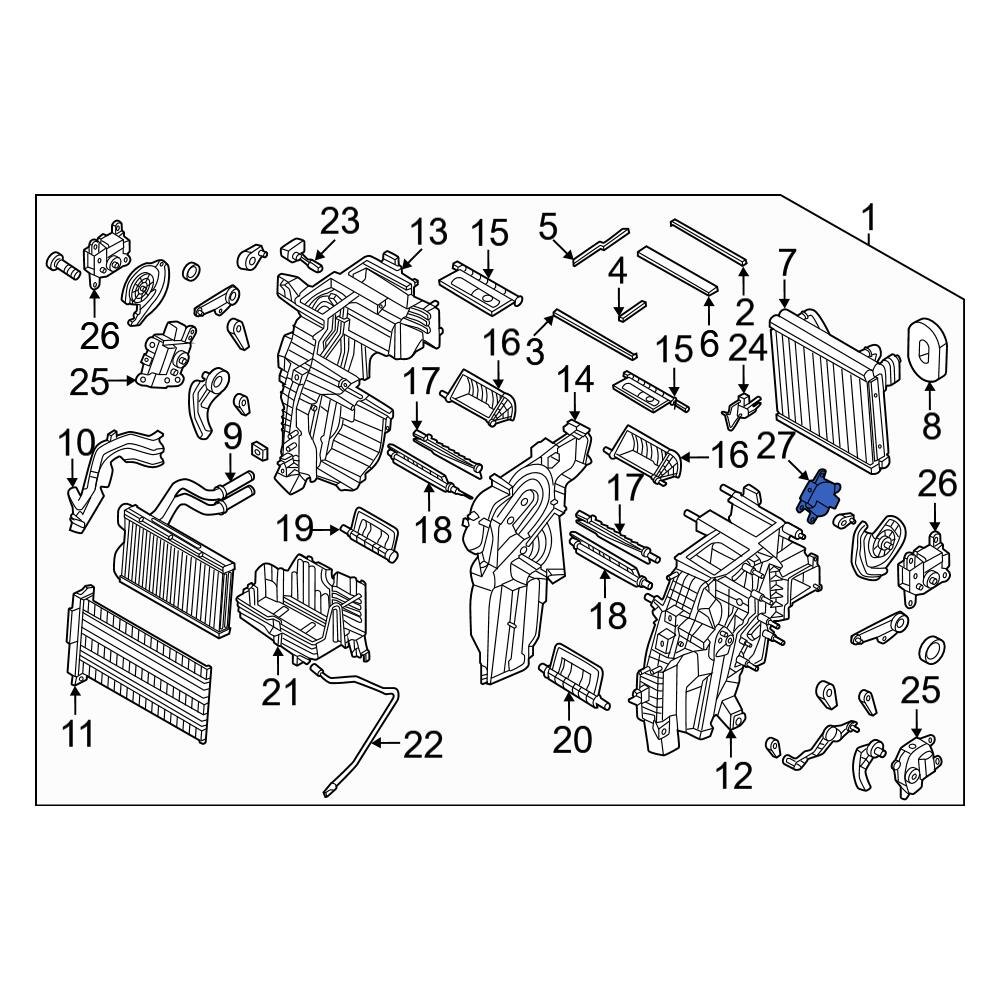 Kia OE 971573T000 - HVAC Defrost Mode Door Actuator