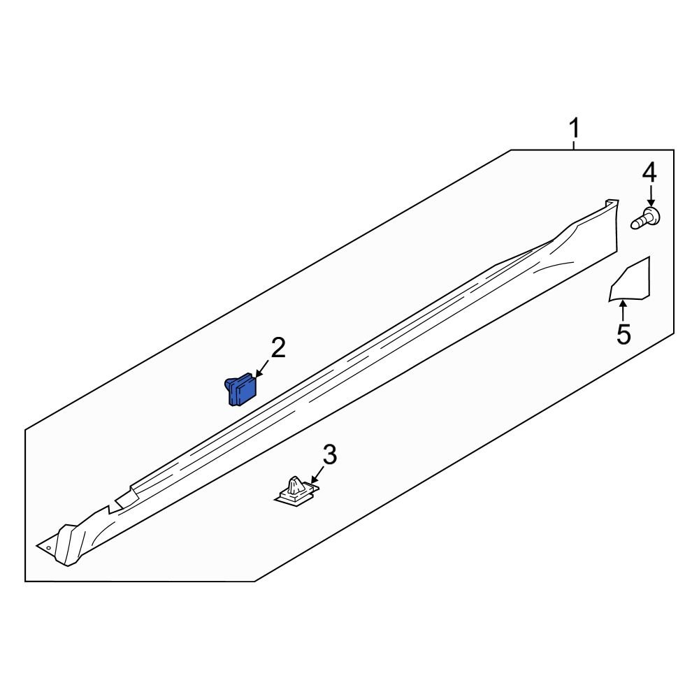 Kia OE 877583L000 - Upper Rocker Panel Molding Clip