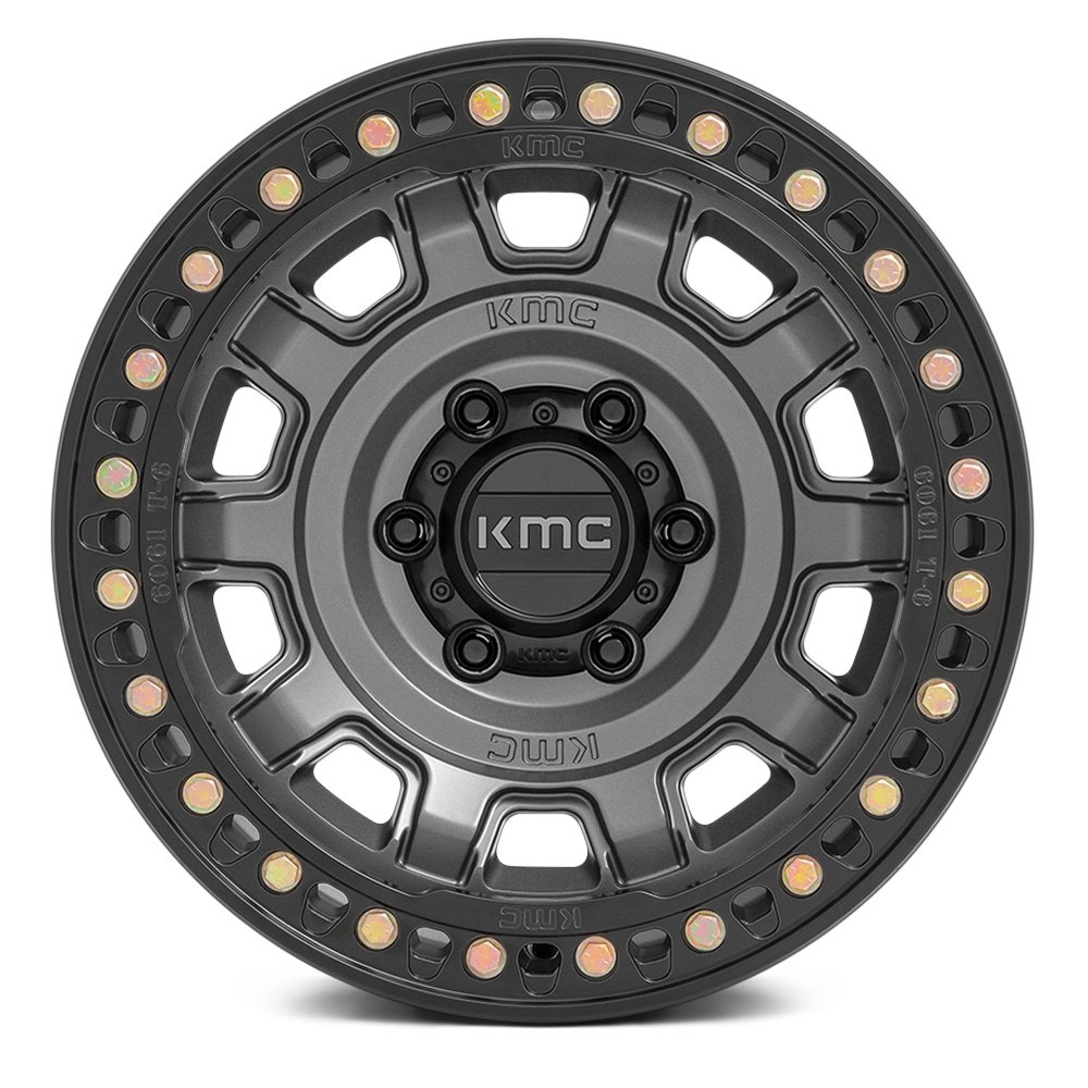 KMC® KM236 TANK BEADLOCK Wheels - Anthracite Rims - KM23679087438N
