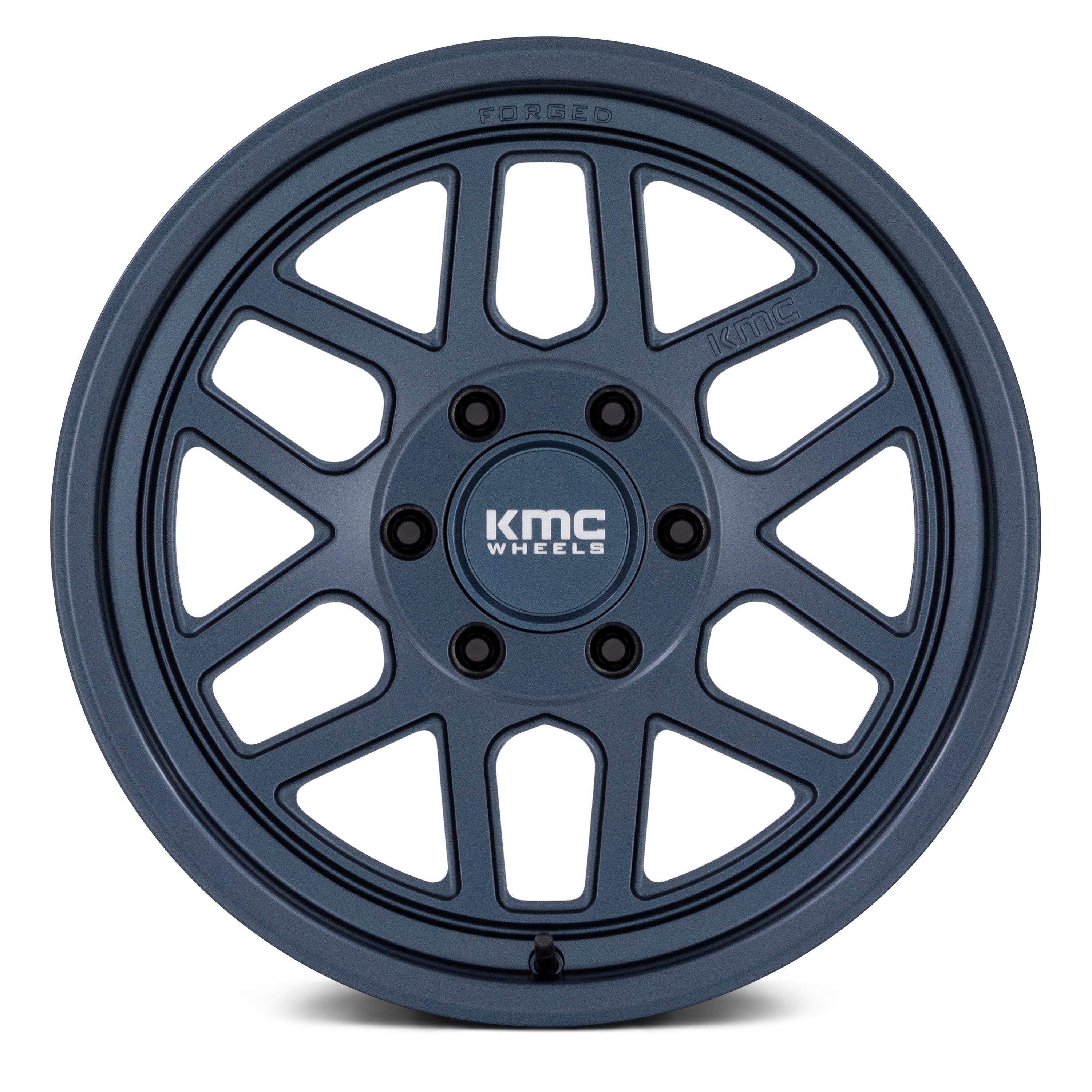KMC® KM451 MESA FORGED MONOBLOCK Wheels - Metallic Blue Rims ...