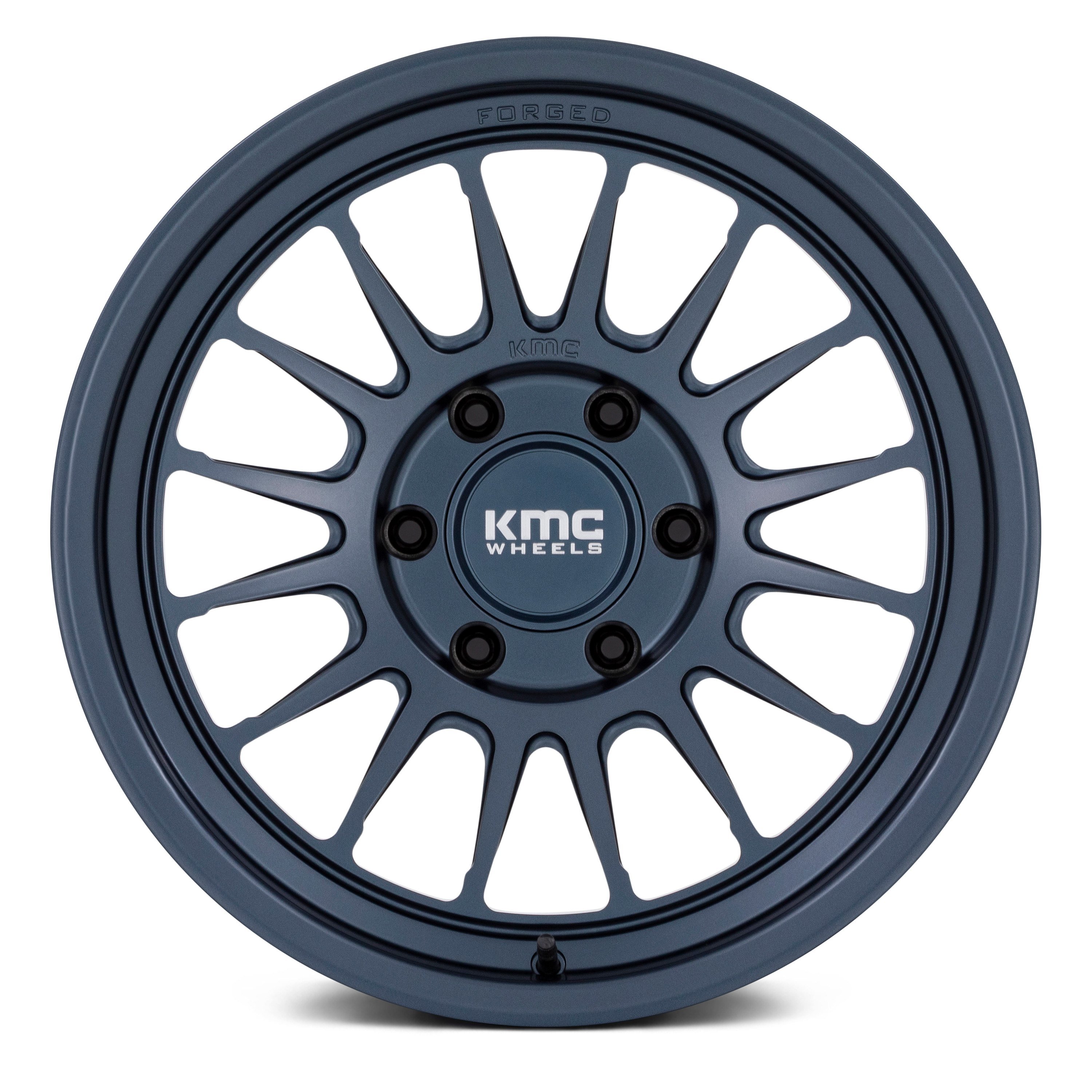 KMC® KM452 IMPACT FORGED MONOBLOCK Wheels - Metallic Blue Rims