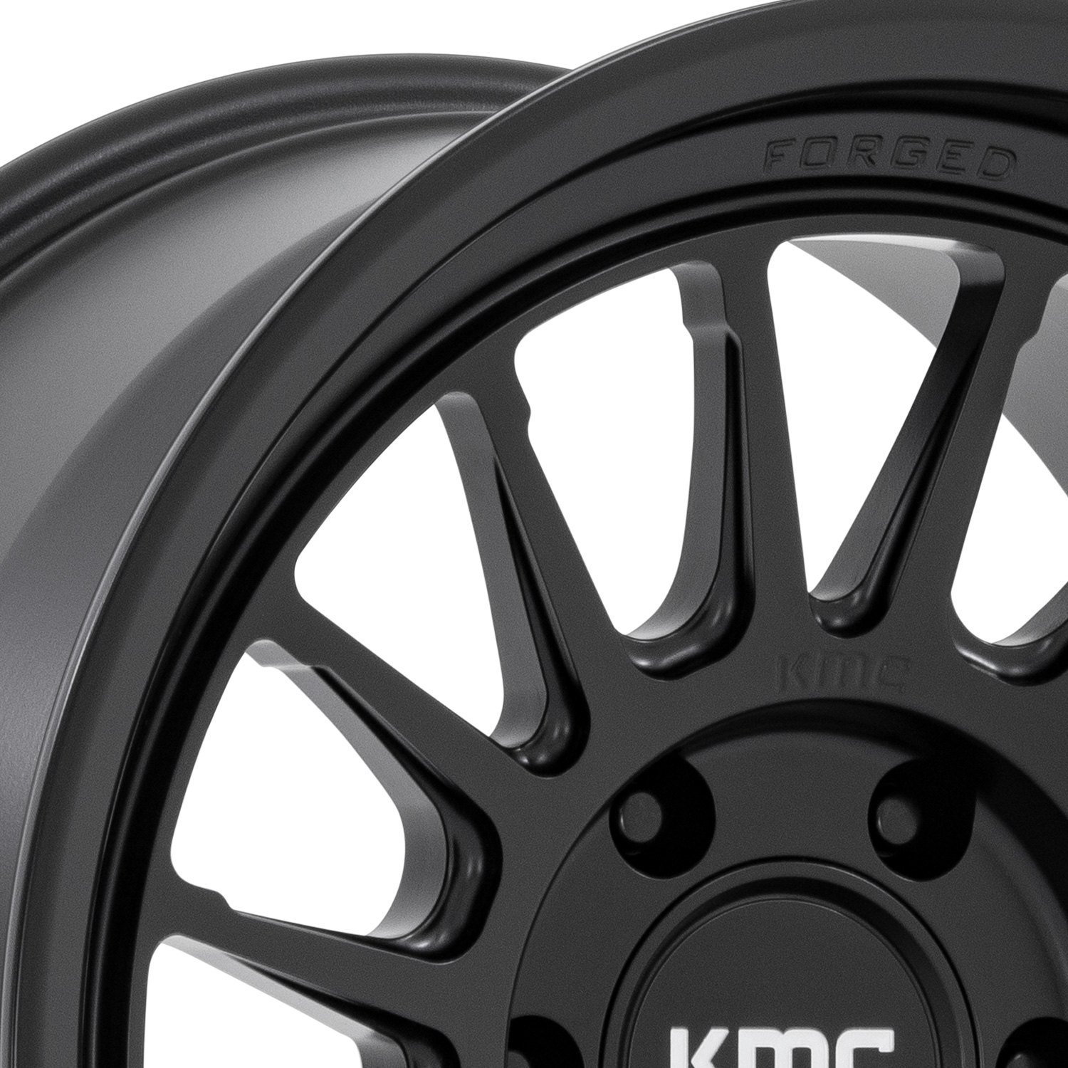 KMC® KM452 IMPACT FORGED MONOBLOCK Wheels - Satin Black Rims
