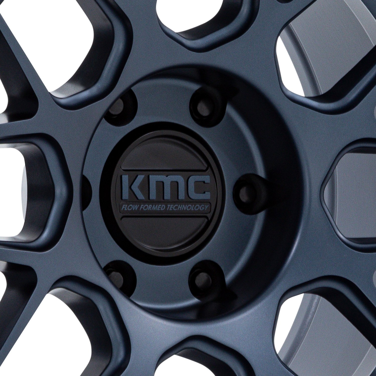 KMC® KM730 HATCHET Wheels - Metallic Blue Rims