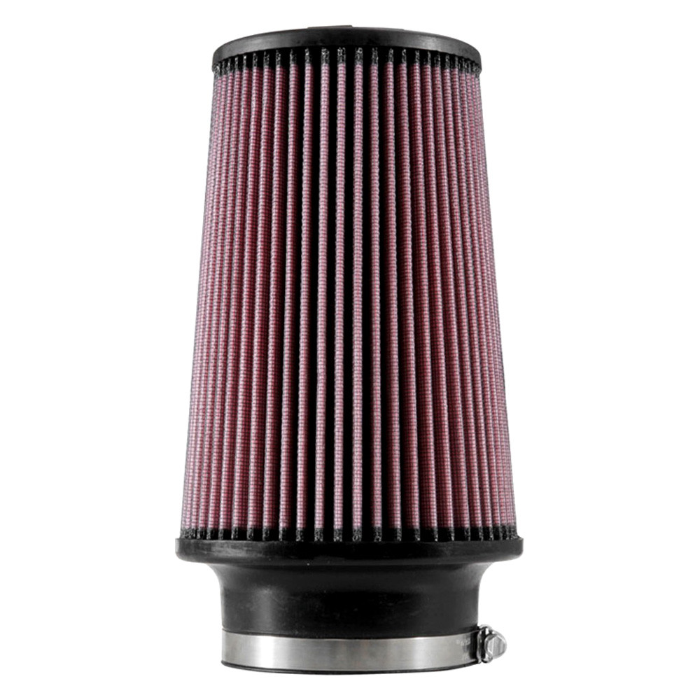 K&N® RE-0870 - Round Tapered Red Air Filter (4" F x 6" B x 4.625" T x 9" H)