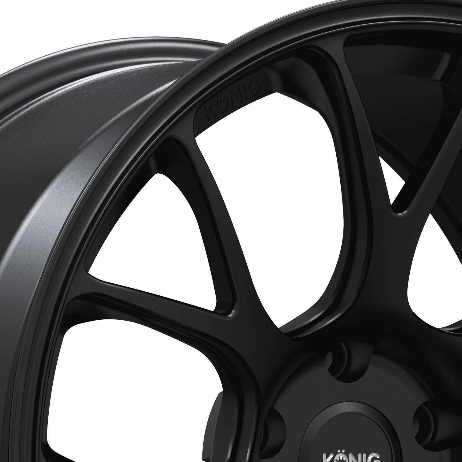 KONIG® F1M Wheels - Satin Black Rims
