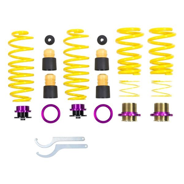 KW Suspensions® 25310075 - Front and Rear Adjustable Coilover Spring ...