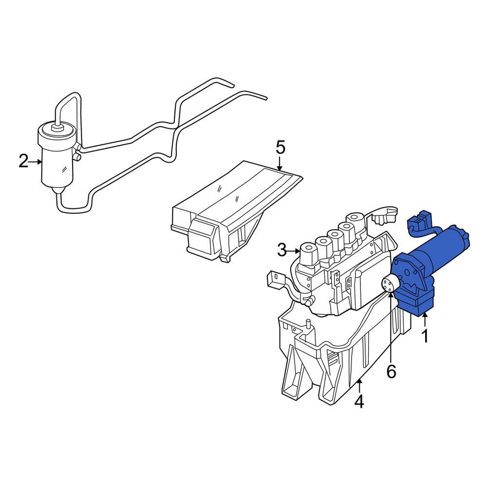 Land Rover OE ANR3731 - Air Suspension Compressor