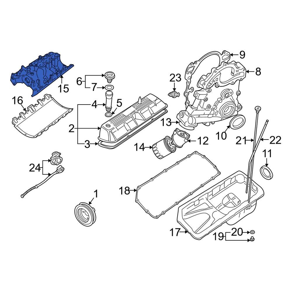 Land Rover OE ERR7038 - Engine Intake Manifold