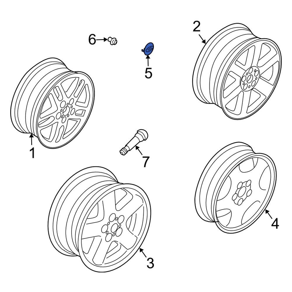 Land Rover OE LR094546 - Wheel Cap