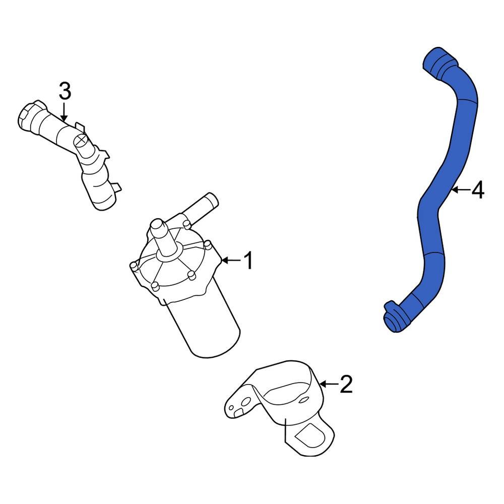 Land Rover OE LR017362 - Upper Radiator Coolant Hose