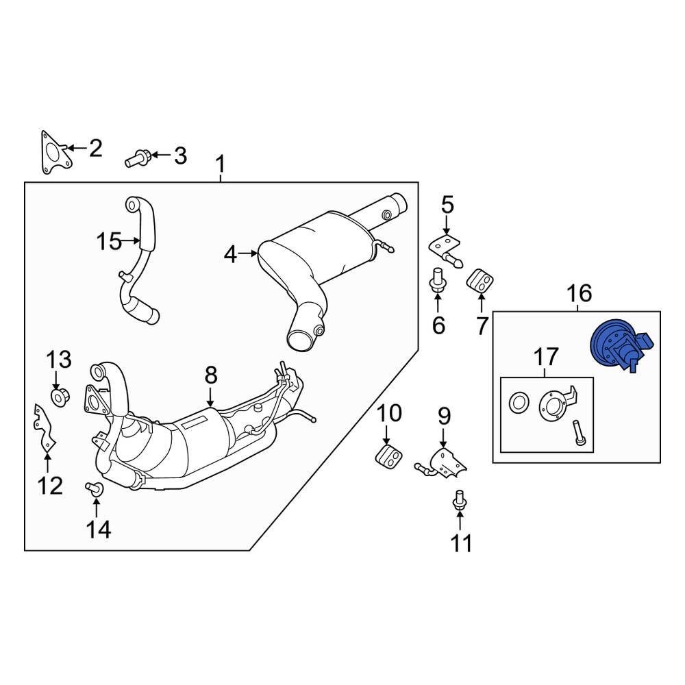 Land Rover OE LR134710 - Diesel Exhaust Fluid (DEF) Injector