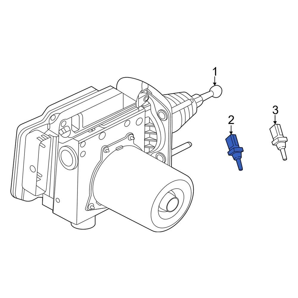 Land Rover OE LR081610 - Front ABS Wheel Speed Sensor
