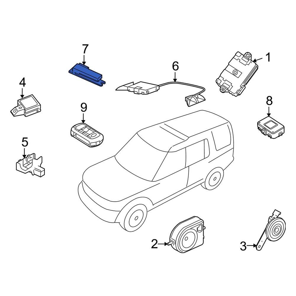 Land Rover OE LR012709 - Keyless Entry Antenna