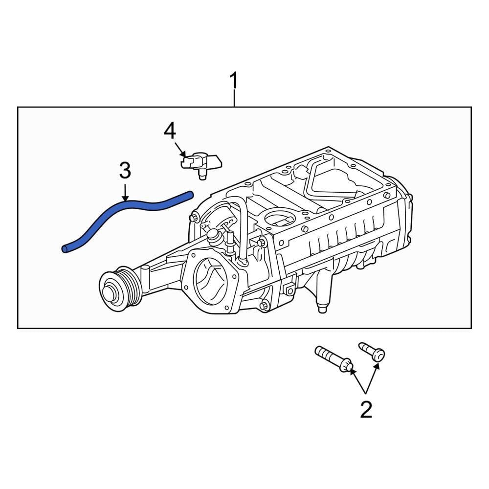 Land Rover OE LR019007 - Engine Air Intake Hose