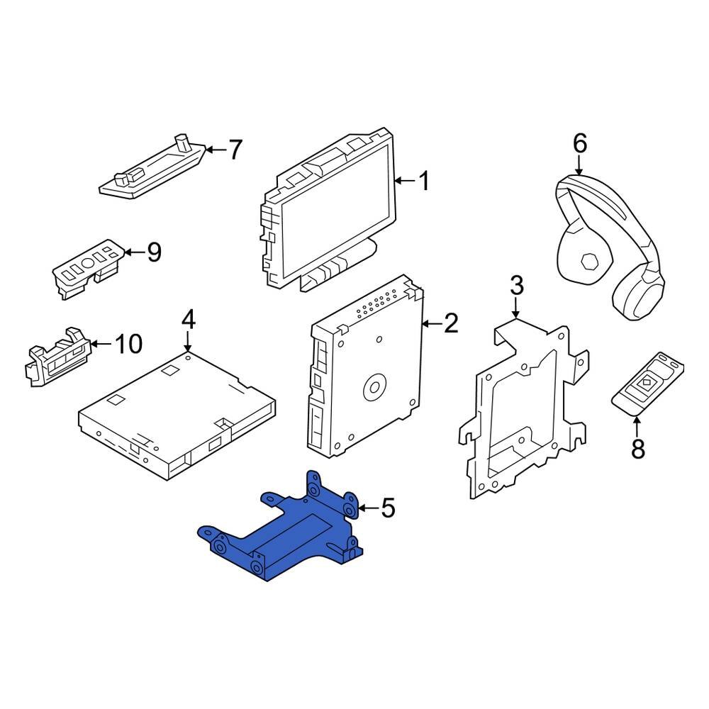 Land Rover OE LR048177 - Infotainment Display Control Module Bracket