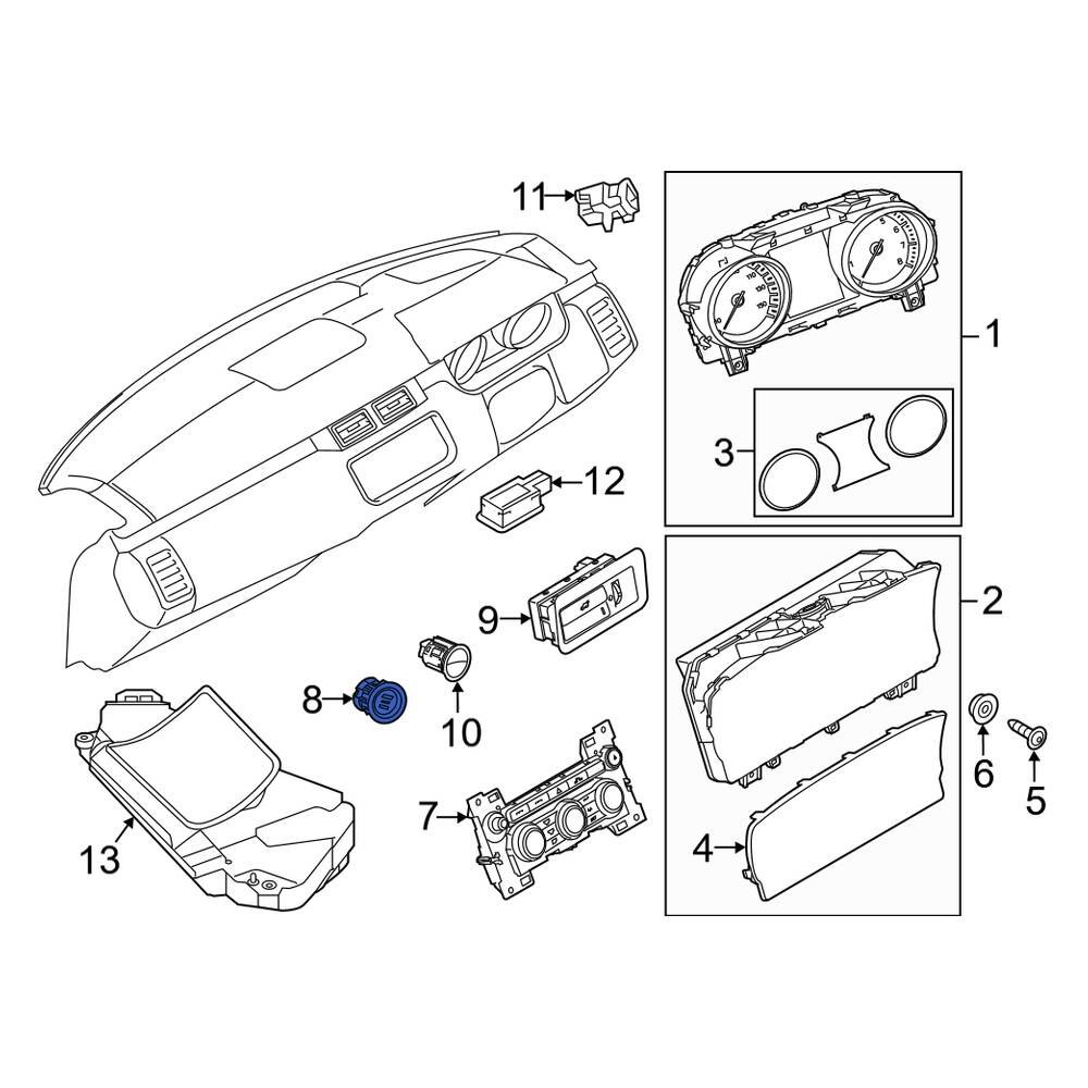 Land Rover OE LR094038 - Ignition Switch