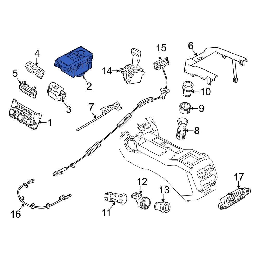 Land Rover OE LR125095 - Combination Switch